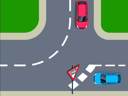 Give way questions – Practise for your learners driving test | RAA